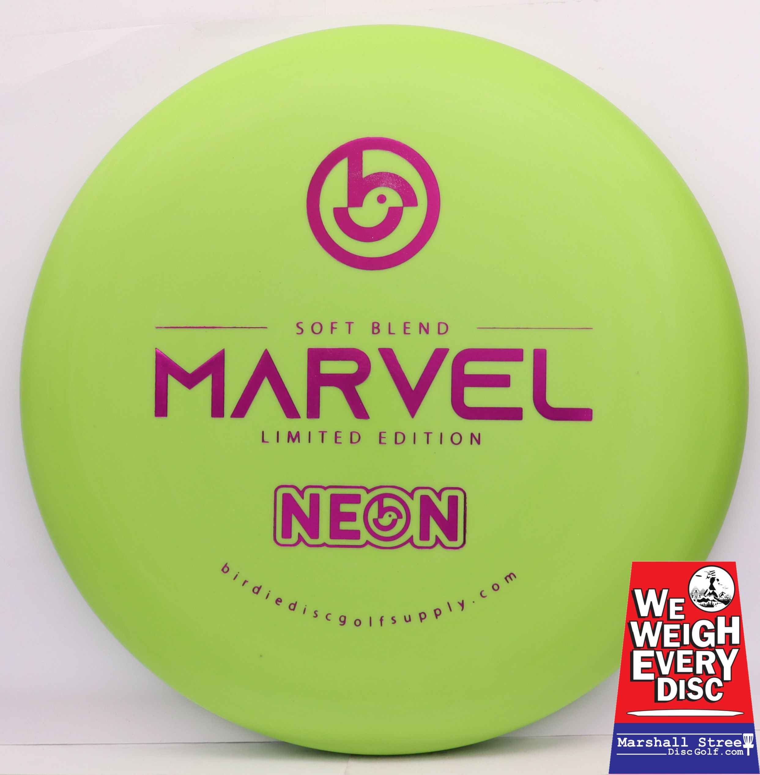 Marvel, Soft Blend - NEON Limited Edition • Marshall Street Disc Golf